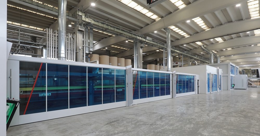 industrial corrugator line designed for high-quality corrugated board ...